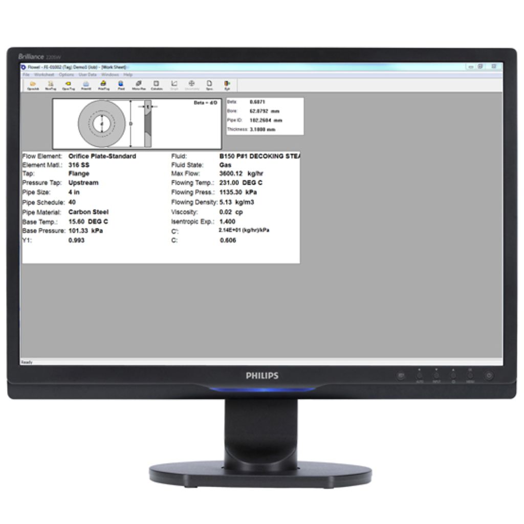 Flowel Instrument Sizing and Specification Software – High Accuracy