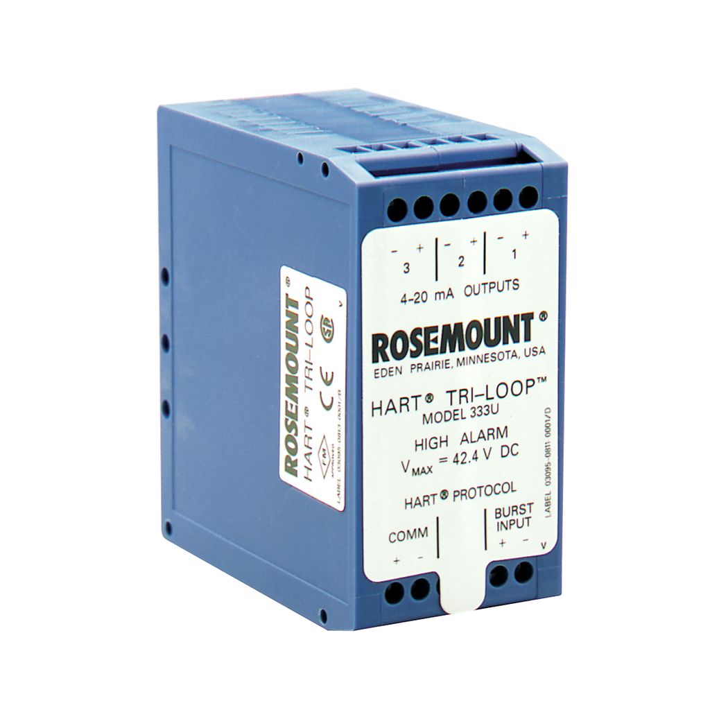 Rosemount™ 333 HART® Tri-Loop™ Signal Converter – High Accuracy