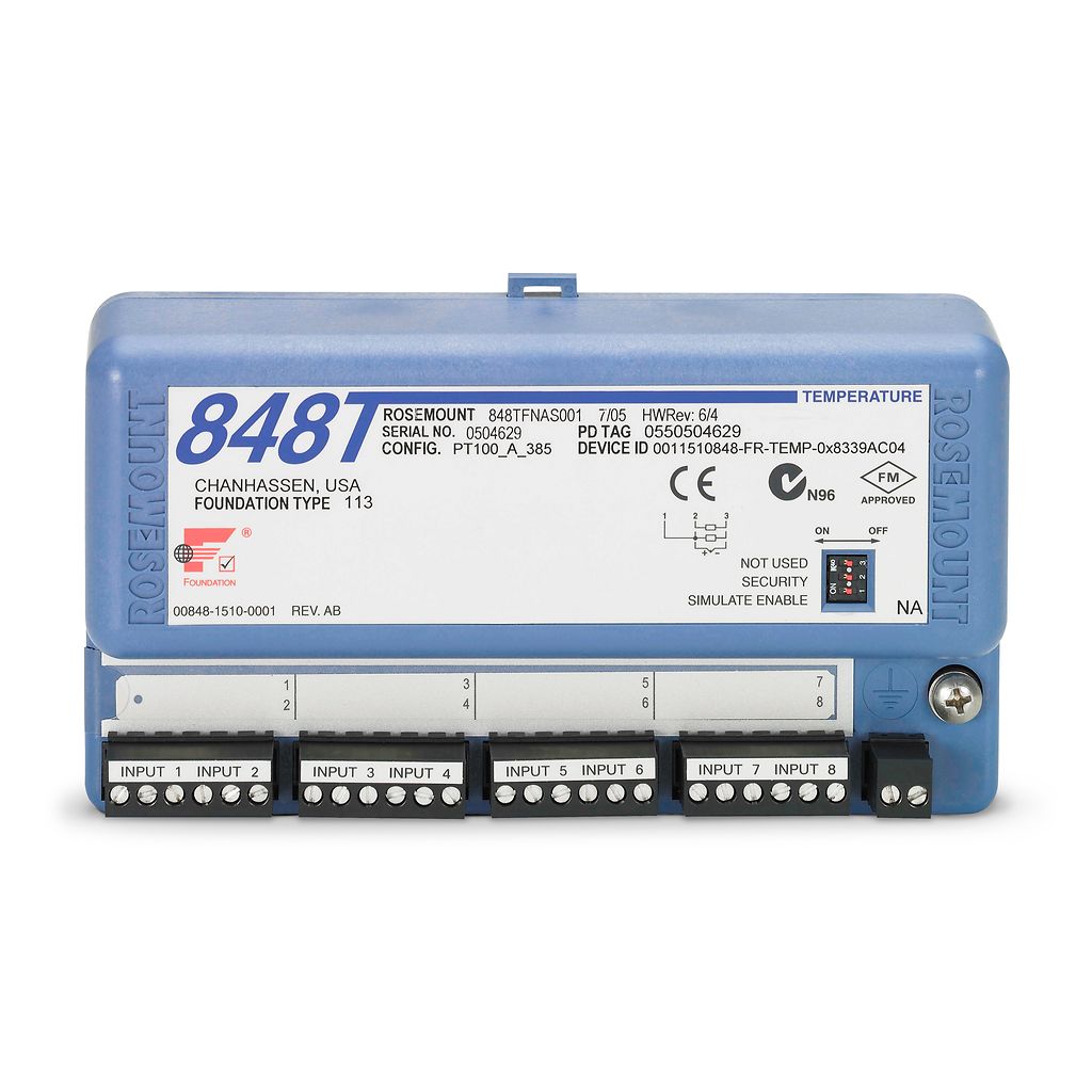 Rosemount™ 848T Temperature Transmitter – High Accuracy
